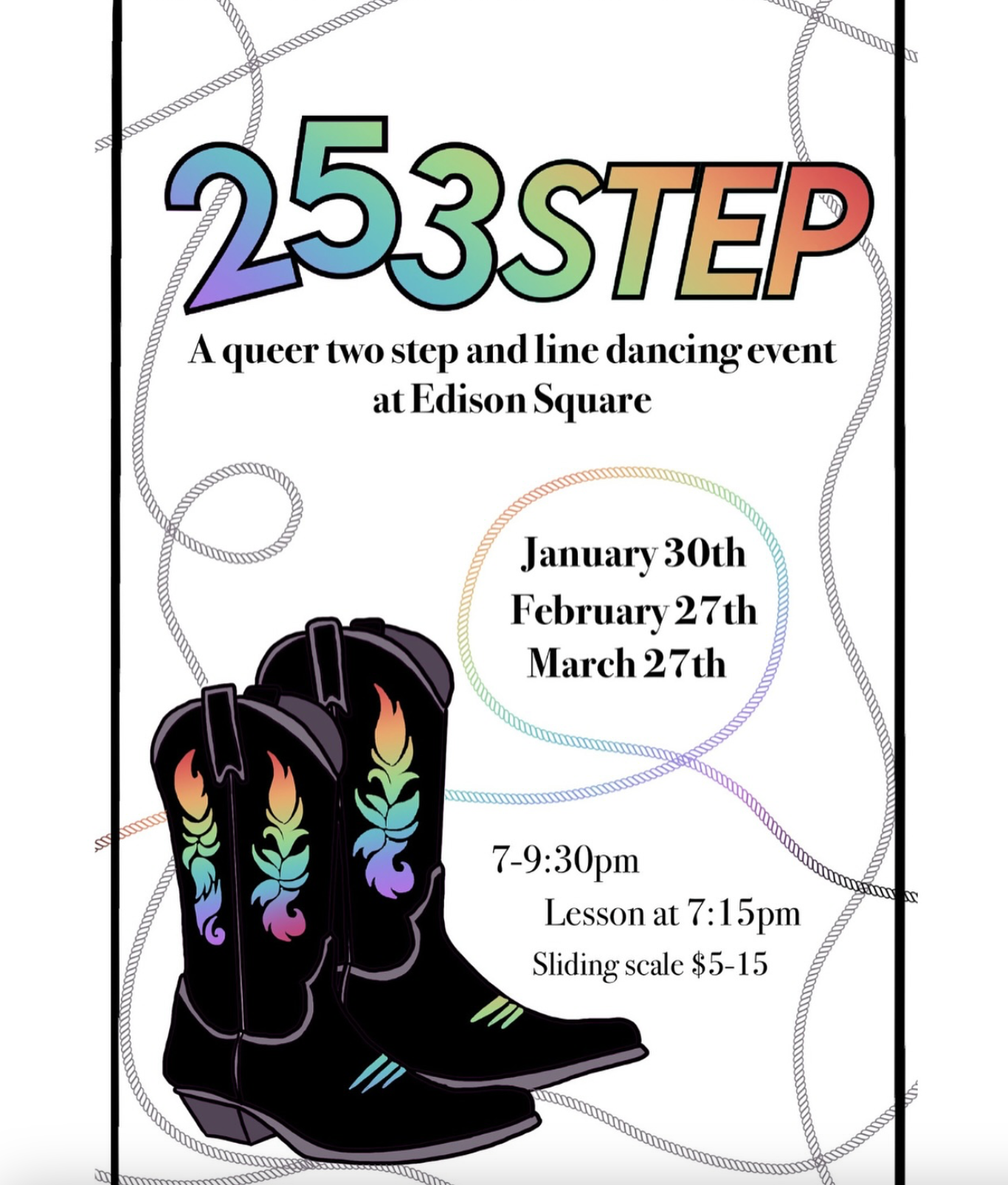 253 STEP: A Queer Two-Step & Line Dancing Event | Edison Square