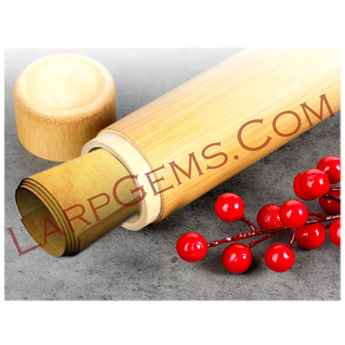Wooden Scroll Case | LarpGems.com