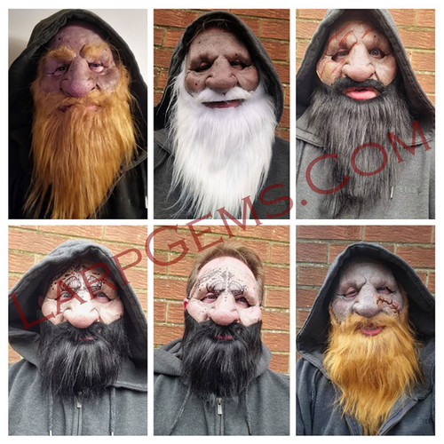 Dwarf Half Face Mask | LarpGems.com