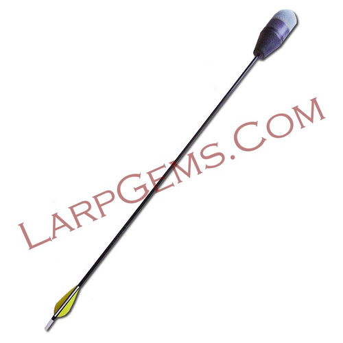 Pro Rounded Head Fiber Glass Arrow | LarpGems.com