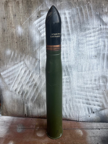 57mm & 6pdr drill (as stamped on drive band)round | Bayonet and Ordnance
