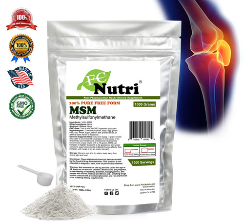 100% MSM POWDER FREE FORM JOINT PAIN & ARTHRITIS RELIEF PHARMACEUTICAL ...