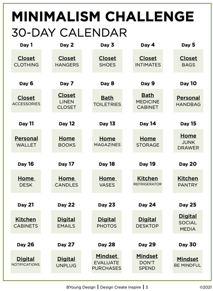 Minimalism Challenge