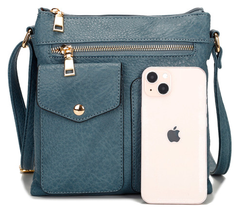 Multi Pocket Crossbody with Adjustable Strap | La Terre Handbags