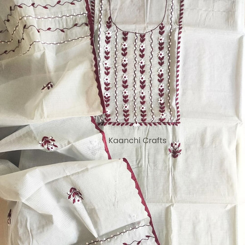 Vintage Grey - Phool Patti Fabric | Kaanchi Crafts