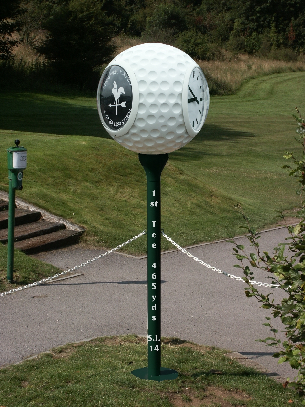 Good Directions Ltd - UK Manufacturer of large Golf Ball tee clocks