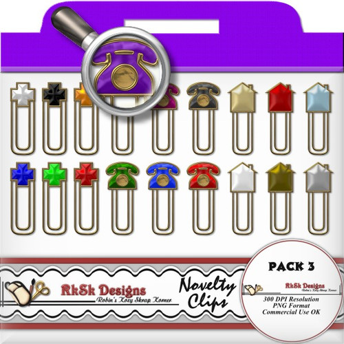 Novelty Clip Pack3 Scrapbooking Kit | Mysite