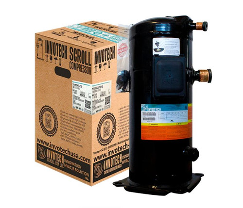 Invotech YM49E7G-Q100 Scroll Med Temp Compressor 3HP, R404A 3PH/220V ...