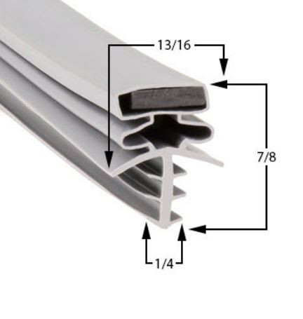 Magnetic Walk in Box Door Gasket 35-5/8" x 79-3/8" O.D. | adhvacparts