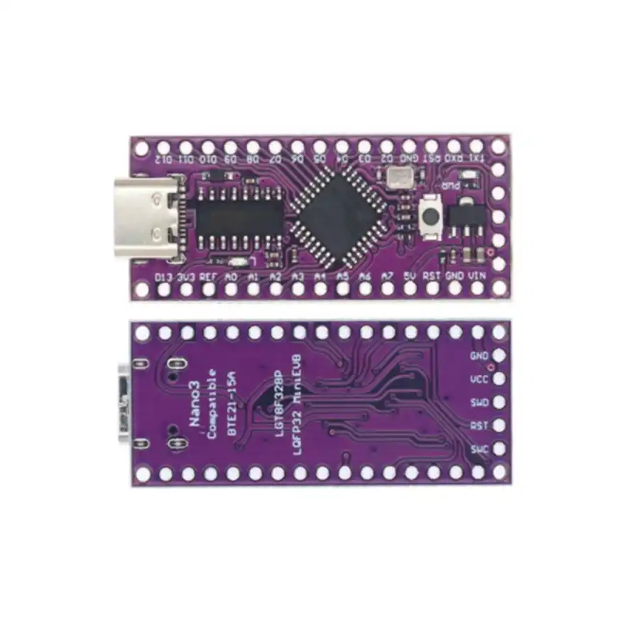 Arduino Compatible LGT8F328P-LQFP32 Mini EVB TYPE-C CH340C | Autables