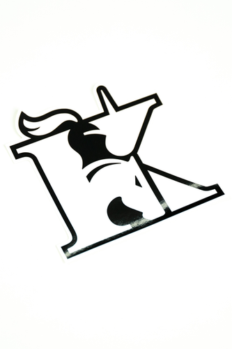 Knight "K" Sticker - White | Knight Pro Shop