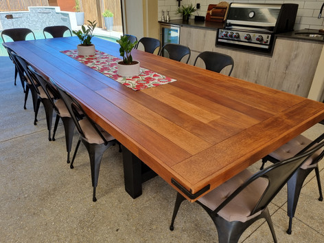 Merbau Bench Seats, Tables & Outdoor Furniture Perth | Olam Products