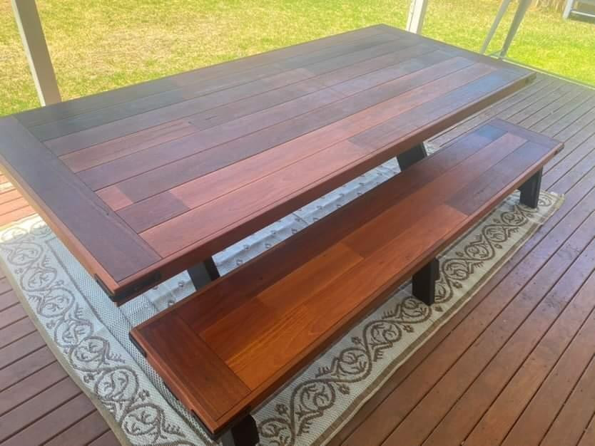 Jarrah Tables & Seats | Wooden Outdoor Furniture Perth | Olam Products