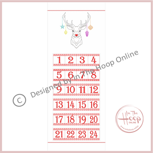 In The Hoop Reindeer Advent Calendar | In The Hoop Online