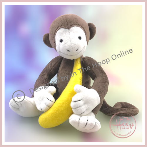 In The Hoop Monkey - 7x5 ITH Jointed Teddy | In The Hoop Online