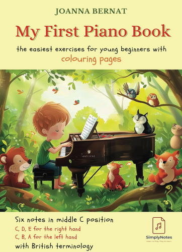 My First Piano Book (British Terminology) | SimplyNotes
