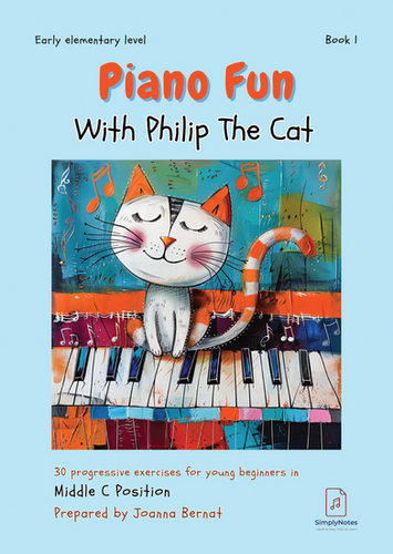 Piano Fun With Philip The Cat Book 1 | SimplyNotes