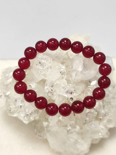 Ruby Jade Bracelet | Gemtre