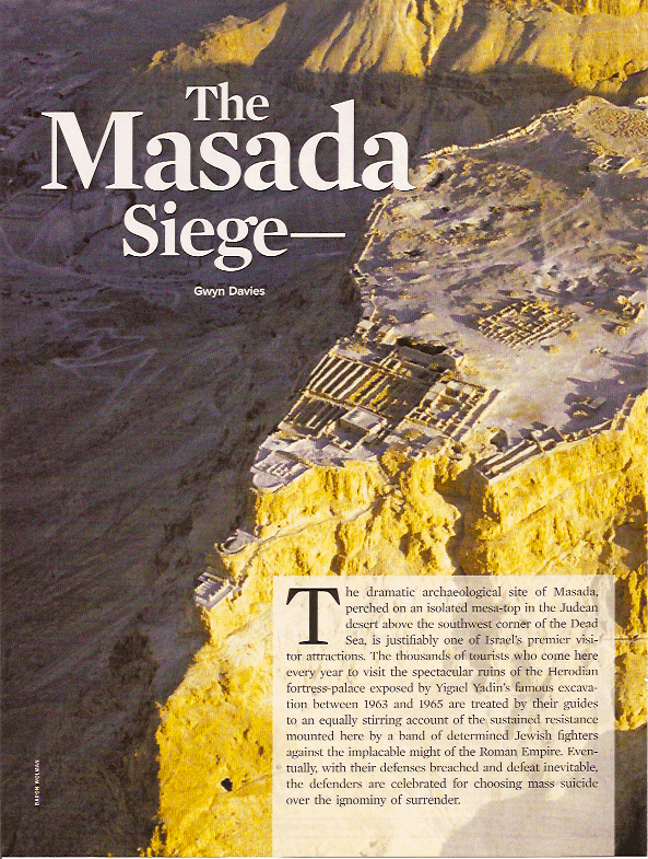 Masada Siege From A Roman Viewpoint | spqr