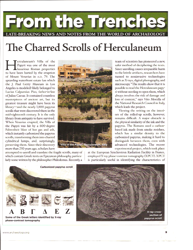 The Charred Scrolls of Herculaneum | spqr