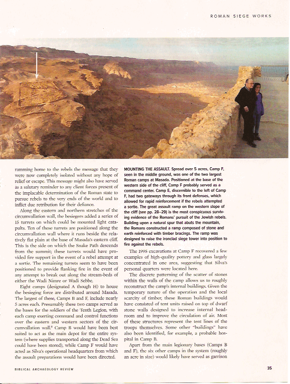 Masada Siege From A Roman Viewpoint | spqr