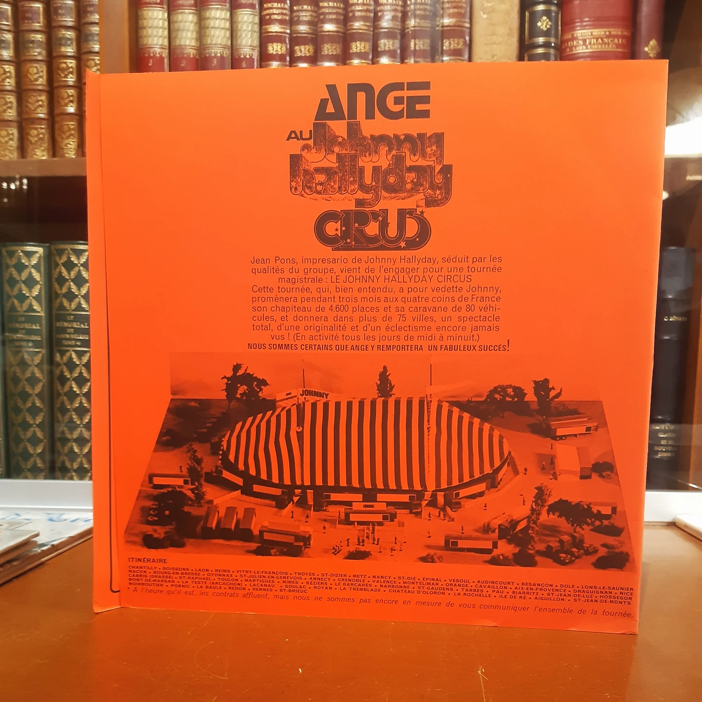 ANGE « Ange au Johnny Hallyday Circus 1972 » - Album Hors Commerce | L ...