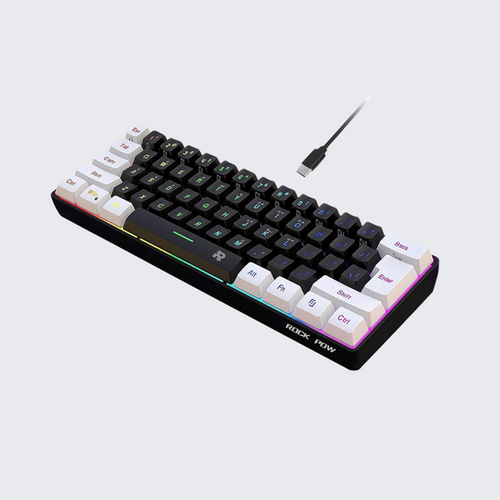 ROCK POW 60% Wired Gaming Keyboard | NBDBIZ | Trending I. T. Solutions