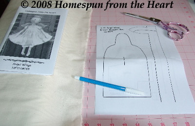 Free Tutorial How to Trace and Sew a Doll | Cindy's Homespun