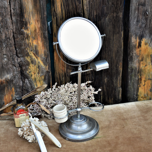 Vintage Gentleman's Chrome Adjustable Tilt Shaving Razor Mirror ...