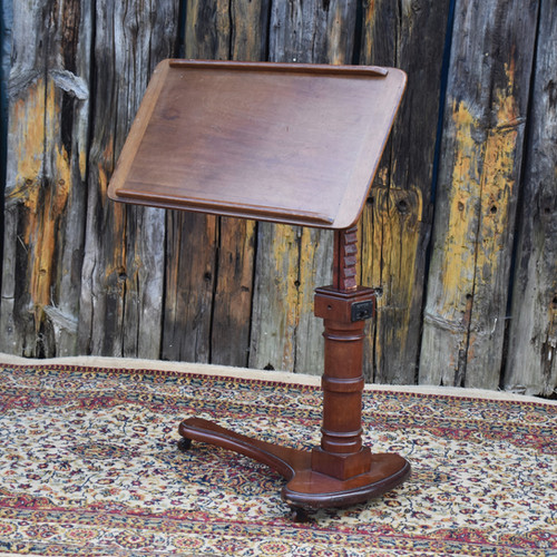 Antique Carters of London Edwardian Adjustable Invalid Oak Table ...