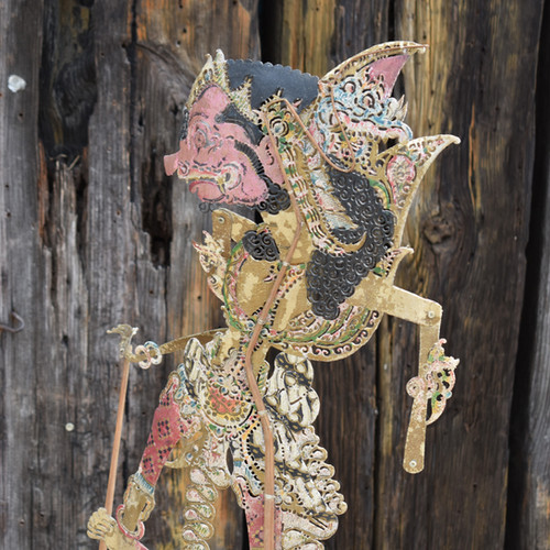 Antique Early 1900's Wayang Kulit Ravana Indonesian Leather Shadow ...