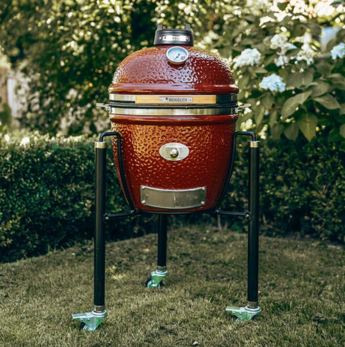 Monolith Classic Pro Series 2 in red (with cart) | Marlow Stoves