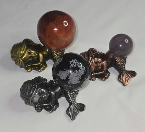 Mermaid Sphere Holders | Bee And Sparrow