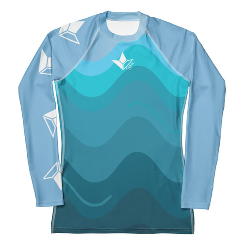 Tide Wave Rash Guard (Womens) | Nature Industries
