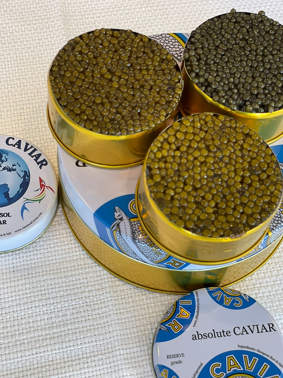 Kaluga Sturgeon Black Caviar RESERVE | absolute CAVIAR