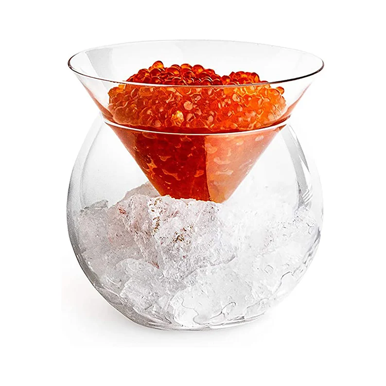 Caviar Server Glass Dome | absolute CAVIAR