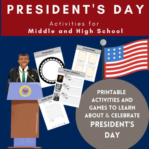 President's Day Interactive Activities | Printables, Games, SEL ...