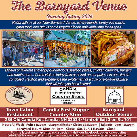 Home | The Barnyard Venue | Candia, NH