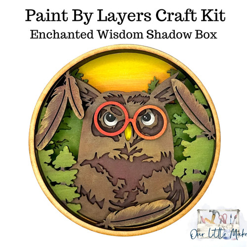 Shadow Box Art Kit - Enchanted Owl | Neck of the Woods