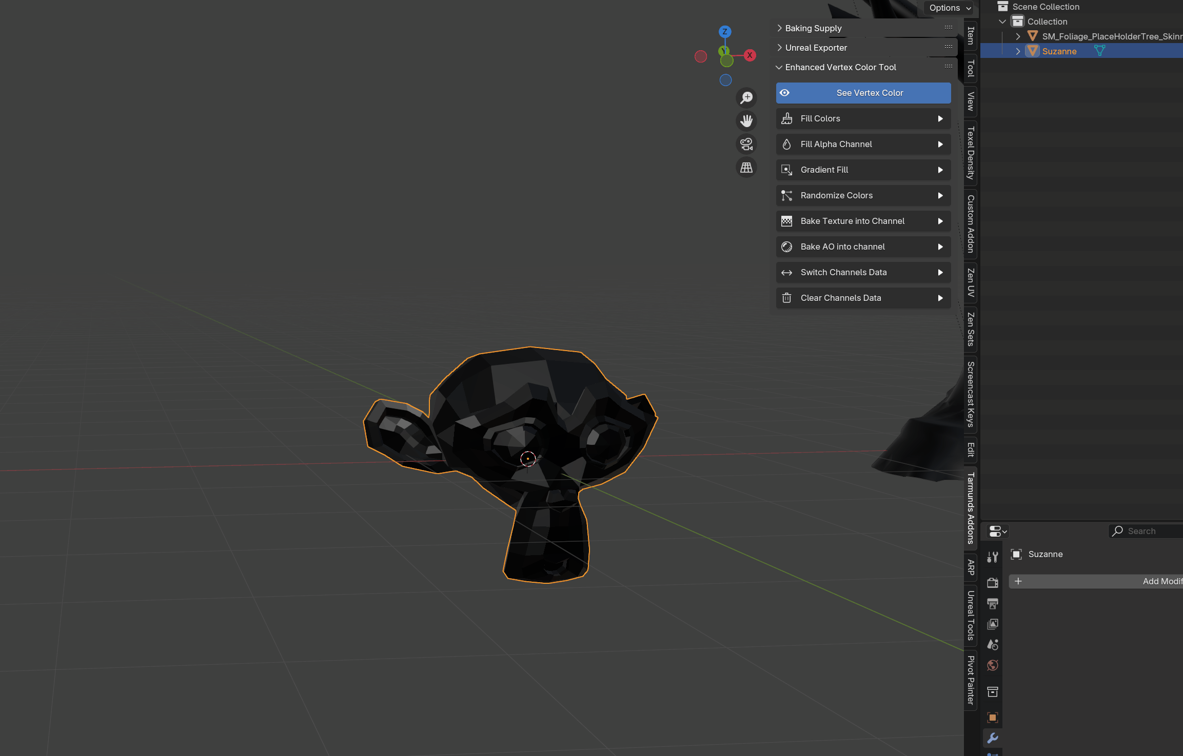 Enhanced Vertex Color Tool