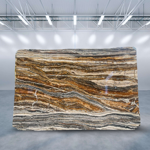 Zebra Onyx Travertine Slabs | Traonyx Jurassic Travertine | INTEGRITY STONE