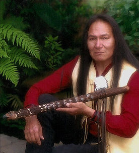 indian flute player