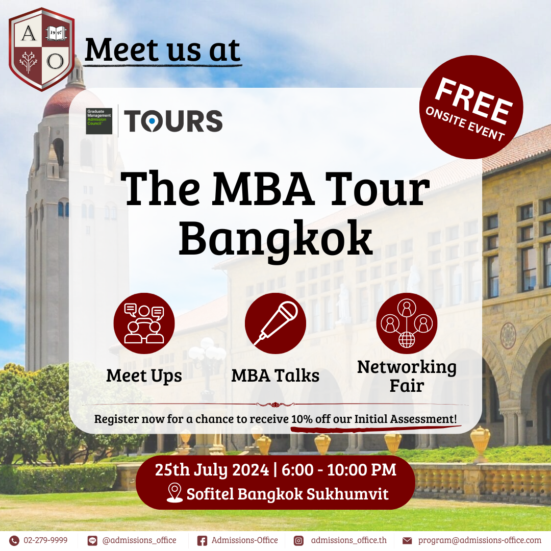 The MBA Tour Bangkok 2024 | Admissions-Office