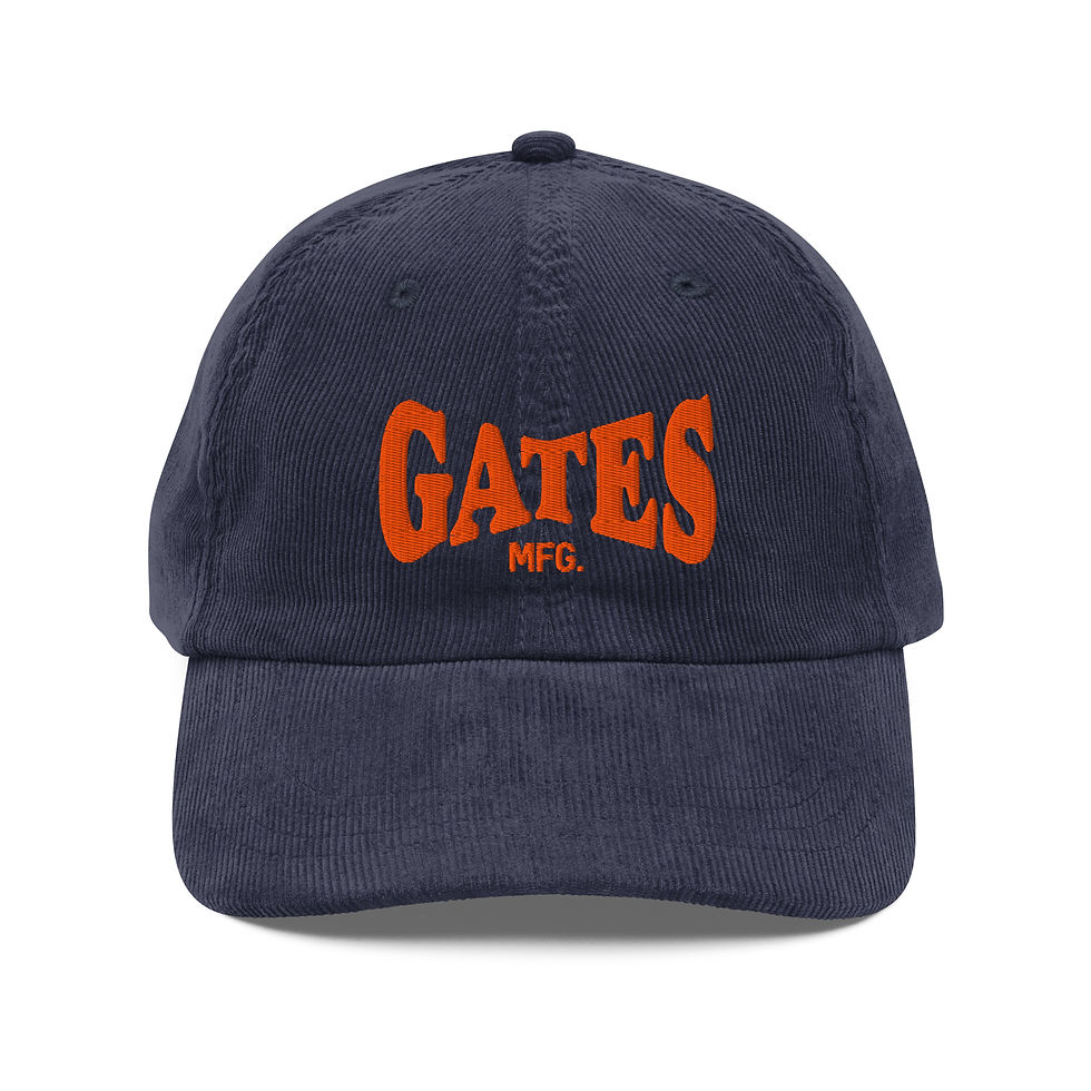 Gates Mfg. corduroy cap | Gates Mfg