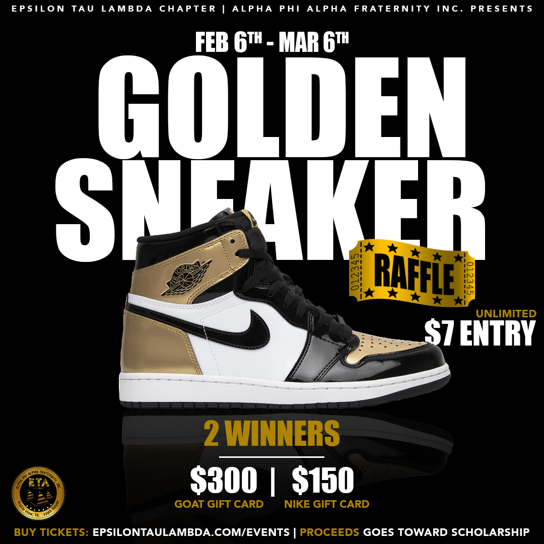 Golden Sneaker Raffle | ETL
