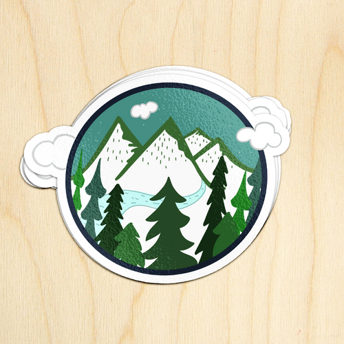 Great Outdoors Sticker | KTFDesign