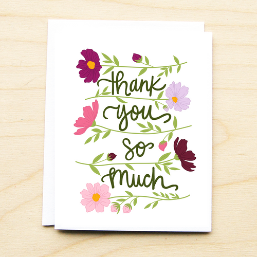 Thank You Stem - 6 Cards | KTFDesignCo