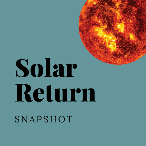 Solar Return Snapshot Gift Certificate | Heidi Rose Robbins