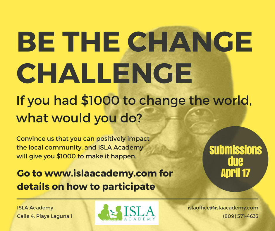 Be the Change Challenge - Writing Competition