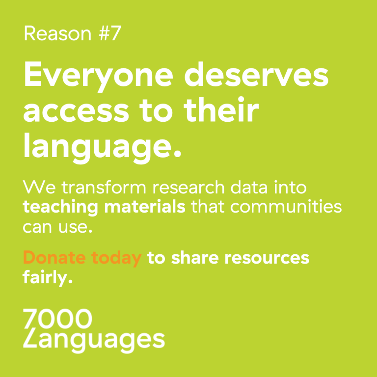 15 Reasons Why We Need Endangered Languages